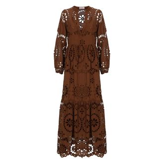 Saint Barth Femme, Robes, Brun, Taille: 38 FR Sylvia Dress