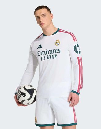 adidas adidas Performance - Real Madrid 26/27 - Maillot authentique domicile &agrave; manches longues - Blanc