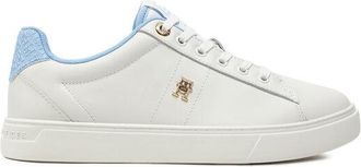 Tommy Hilfiger Sneakers Elevated Essent Sneaker Monogram FW0FW07999 Écru