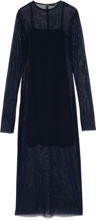 Givenchy Midikleid mit Polka Dots - Blau