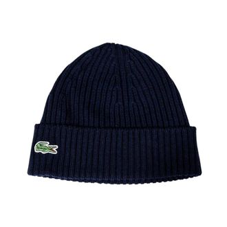 Lacoste Blaue Wollhandwaschkappe f&uuml;r M&auml;nner - - Accessories - Herren - Blau - ONE SIZE