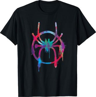 MARVEL Spider-Man Into the Spider-Verse Rainbow Icon T-Shirt