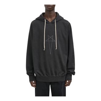 Rick Owens Oversized Hoodie - - Sweatshirts & Hoodies - Herren - Schwarzk - XL
