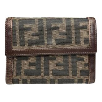 Fendi Portefeuille Vintage Pre-owned - Femme - Pre-owned - Brun - Taille: ONE Size
