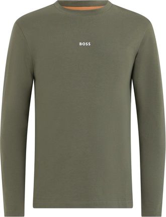 HUGO BOSS Homme, Tops, Vert, Taille: S Pull Manches Longues