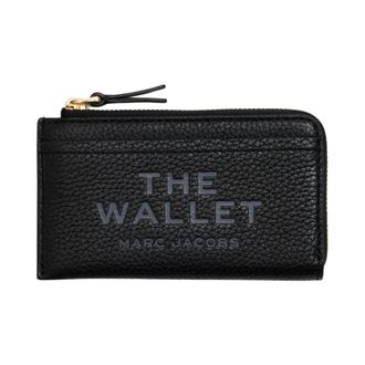 Marc Jacobs Femme, Accessoires, Noir, Taille: ONE Size The Top Zip Multi Wallet