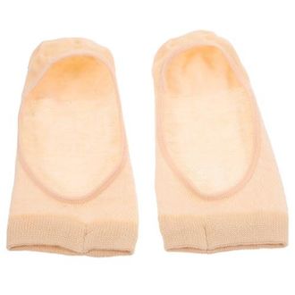 PartyKindom Chaussettes de Yoga pour Femmes &agrave; Bout Ouvert Deux Doigts Antid&eacute;rapantes Respirantes et L&eacute;g&egrave;res Couleur Peau Mod&egrave;le &Eacute;t&eacute; Confort pour Pilates et Fitnes