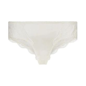 Dolce & Gabbana Culotte en satin avec bordure en dentelle - Femme - Sous-v&ecirc;tements - Blanc - Taille: 44 FR