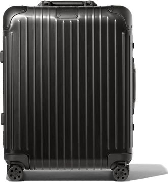 Rimowa Original Cabin Plus Kabinenkoffer in Schwarz - Aluminium - 57x44x25.5
