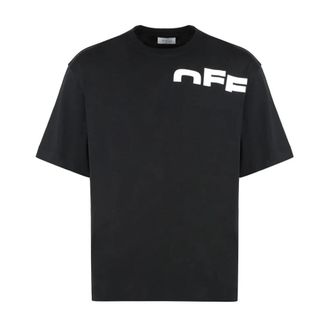 Off-white Logo T-Shirt - - Tops - Herren - Schwarzk - M