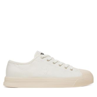 Polo Ralph Lauren Sneakers aus Stoff Polo Ralph Lauren Ayers Low Pp 809971290001 Wei&szlig;
