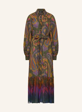 Etro Etro Hemdblusenkleid gruen