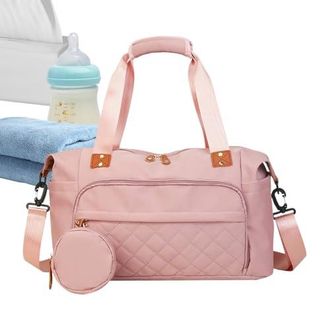 Generic Sac &agrave; langer ergonomique pour maman, sac &agrave; main, sac &agrave; main, valise, randonn&eacute;e, h&ocirc;pital, croisi&egrave;re, avion, natation, plage, rose, Refer to description