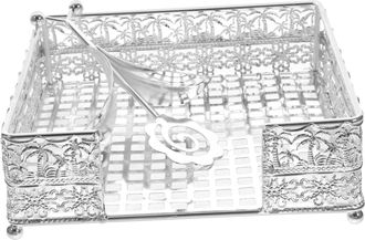 Cabilock Serviettenhalter Europäischer Stil Dekorativer Serviettenständer Aus Eisen Für Den Esstisch in Der Küche