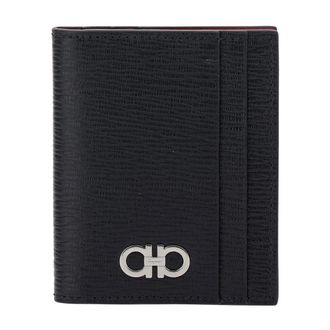Ferragamo Gancini Kartenetui - - Accessories - Herren - Schwarzk - ONE SIZE