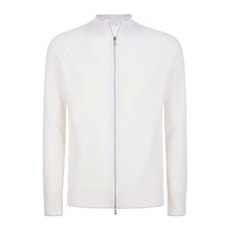 Eleventy Herren, Strickwaren, Wei&szlig;, SGr&ouml;&szlig;e