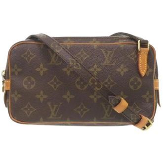 Louis Vuitton Pre-owned Vintage Canvas Crossbody Bag - - Pre-owned - Damen - Braun - ONE SIZE
