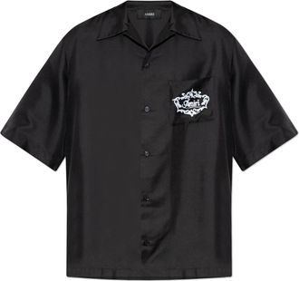 Amiri Homme, Chemises, Noir, Taille: S Chateau Crest Camp Shirt