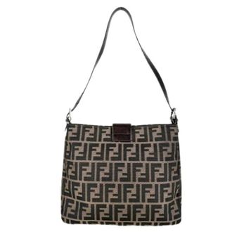 Fendi Sac bandouli&egrave;re Zucca Pre-owned - Femme - Pre-owned - Brun - Taille: ONE Size