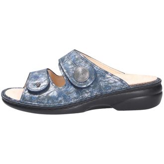 Finn Comfort Femme, Chaussures, Bleu, Taille: 38 EU Sansibar Pantolette