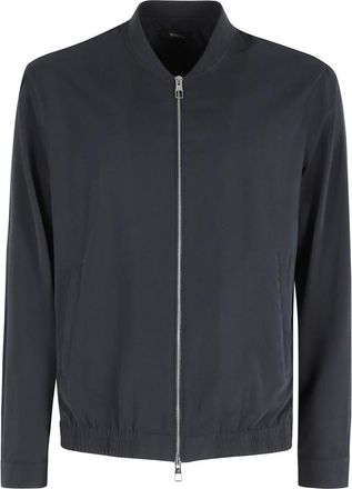 Montecore Homme, Vestes, Bleu, Taille: M Bomber en microfibre