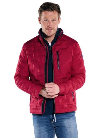 Engbers Steppjacke Herren Jacke mit dezenter Struktur, Rot