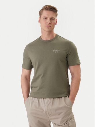 Calvin Klein Jeans T-Shirt LV04RF278G Khakifarben Regular Fit