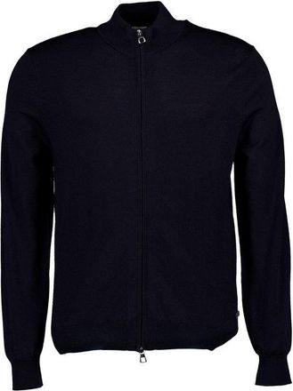Pierre Cardin Herren Cardigan blau Merinowolle unifarben