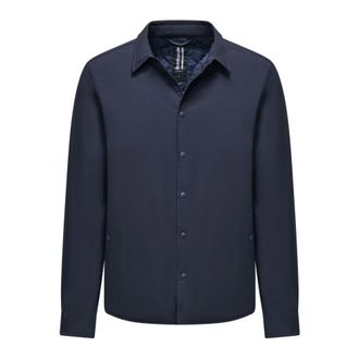 Bomboogie Homme, Vestes, Bleu, Taille: L Chemise-veste &agrave; poches