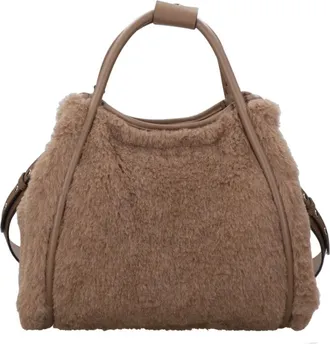 Max Mara Femme, Sacs, Brun, Taille: ONE Size Teddy Logo Bag