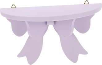 SOLUSTRE Großes Bowknot Wandregal ohne Bohren Dekoratives Aufbewahrungsregal aus Robustem Material für Mädchenzimmer Prinzessin Zimmer Wandhalterung Organizer