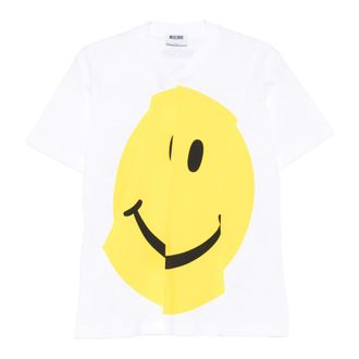 Moschino Femme, Tops, Blanc, Taille: 36 FR T-Chemises