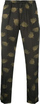Dries Van Noten Homme, Pantalons, Vert, Taille: S Pantalon droit