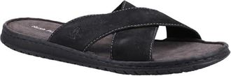 Hush Puppies Sandales Nile Cross Over pour homme, Noir, 11 UK