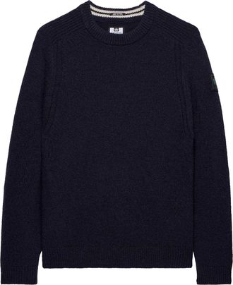 Weekend Offender Zagreb Sweatshirt f&uuml;r Herren, Wollmischung (Marine)