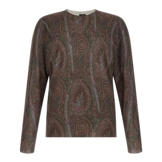 Etro Homme, Pulls, Rouge, Taille: XL Pull Paisley