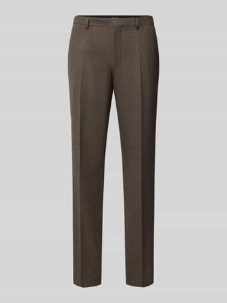 HUGO BOSS Slim Fit Business-Hose mit Bundfalte