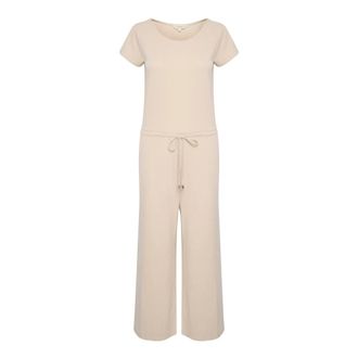 Part Two Moonbeam Jumpsuit mit kurzen &Auml;rmeln - - Jumpsuits & Playsuits - Damen - Beige - XL
