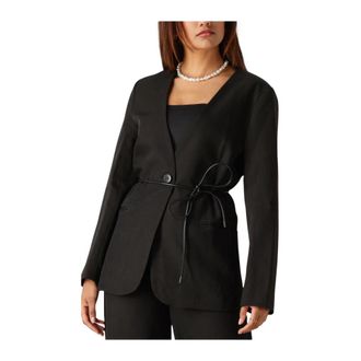 Ydence Blazer Lexie - - Jackets - Damen - Schwarzk - XS