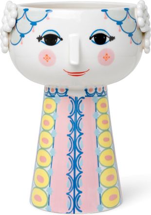 Bjørn Wiinblad Vase H23 cm Eva klassisches Design für Blumen, rosa