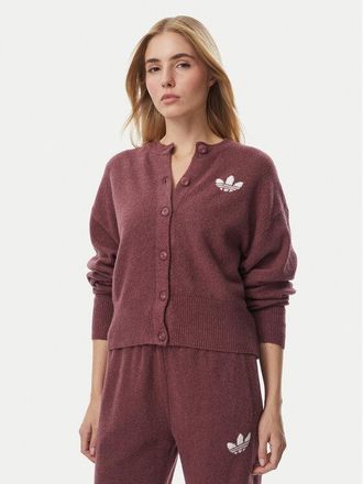 adidas Strickjacke Essentials IA4454 Dunkelrosa Loose Fit