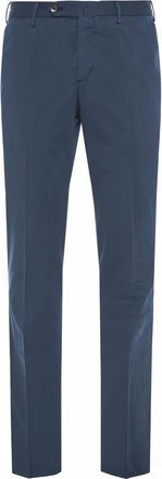 Pantaloni Torino Homme, Pantalons, Bleu, Taille: L Pantalon en coton et soie
