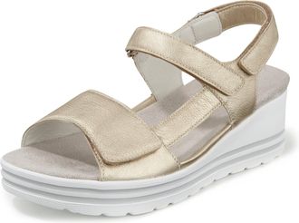 Waldl&auml;ufer Plateau-Sandale Michelle Waldl&auml;ufer gold