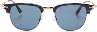 Montblanc Sonnenbrille mit eckigem Gestell - Gold