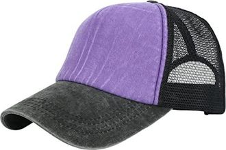 Generic Casquettes de sport pour homme, taille pour course &agrave; pied, entra&icirc;nements et activit&eacute;s de plein air, casquettes de baseball pour gar&ccedil;on, violet, Taille