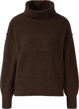 s.Oliver Bouclé-Strickpullover mit Rollkragen