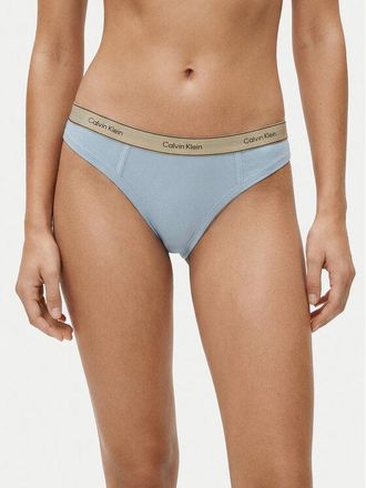 Calvin Klein Underwear Stringtanga LV00QF8771 Blau