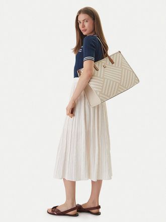 Tommy Hilfiger Handtasche Tommy Hilfiger Th City Tote AW0AW18394 Beige