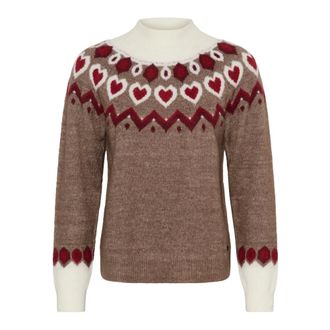 Cream 1000275 Col roul - Femme - Pulls - Brun - Taille: 40 FR