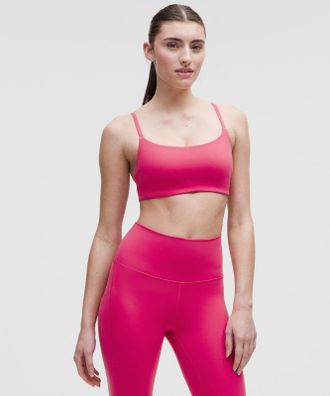 lululemon Soutien-gorge dos nageur Wunder Train &agrave; multiples bretelles Maintien l&eacute;ger, bonnets C et D pour Femmes - Taille 12